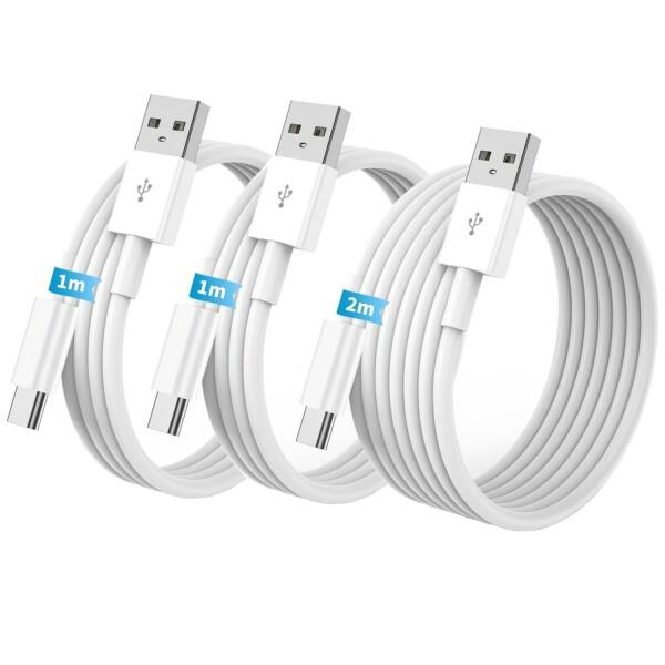 USB C ケーブルUSB A to USB-C 3A急速充電 タイプc ケーブル 高耐久 PD対応 断線防止 for iPhone 16/15 Pro/Plus/Pro Max、for IPad Pro 12.9/11/Air 5th/4...