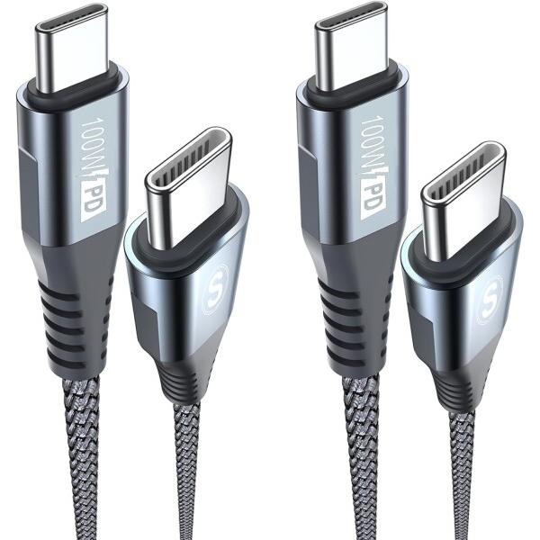 USB Cケーブル100W,Sweguard タイプc ケーブル iPhone 17 16 15充電けーぶる,アイフォン15 16,いphone16 15 pro Max,Macbook/iPad Pro/Air/Mini6,Samsung...