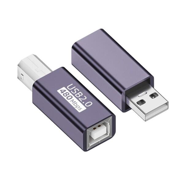 NFHK 2個/ロット USB 2.0 B タイプ メス - タイプA &amp; Type-B オス延長アダプター プリンター スキャナー ディスク用, NF-U2-010-AB商品コード：49078192465型番：NF-U2-010-...