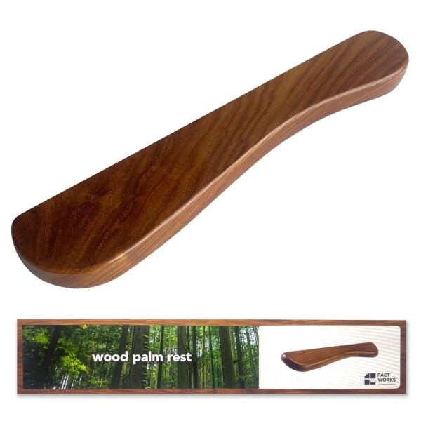 FACT WORKS パームレスト 42cm×7cm×厚2cm（フルサイズ）木製 リストレスト アームレスト 高級紫檀 すべり止め付き Lサイズ商品コード：49078196861型番：パームレスト-Lサイズ：42cm（フルサイズ）カラー：ウ...
