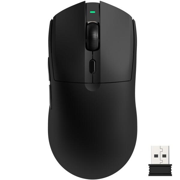 MAGIC-REFINER x AJAZZ AJ139 ゲーミングマウス ワイヤレス 無線 2.4 Gモード 充電式 PAW3395センサ 26000DPI 約59g軽量化設計 持ち運びに便利 DIY ゲーム用 仕事用 6ボタン(ブラック）...