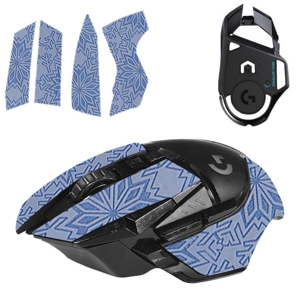 KONXISA For Logicool G502 用 マウスグリップ テープ(1枚セット)+マウス フィート(1枚セット) ゲーミングマウス 滑り止めグリップテープ 極薄 優れる吸水性 アンチスリップ テープ ゲーミングマウス 交換用 フ...