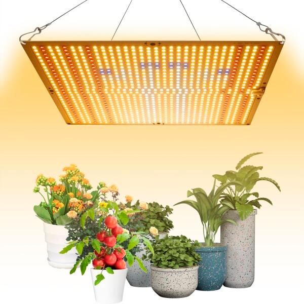 SINJIAlight 植物育成ライトパネル 960個LEDチップ 30CM＊25CM 薄型 フルスペクトル室内栽培 水耕栽培 家庭菜園 植物工場など場合に適合します商品コード：49078750458型番：ZW0405サイズ：30cm x ...