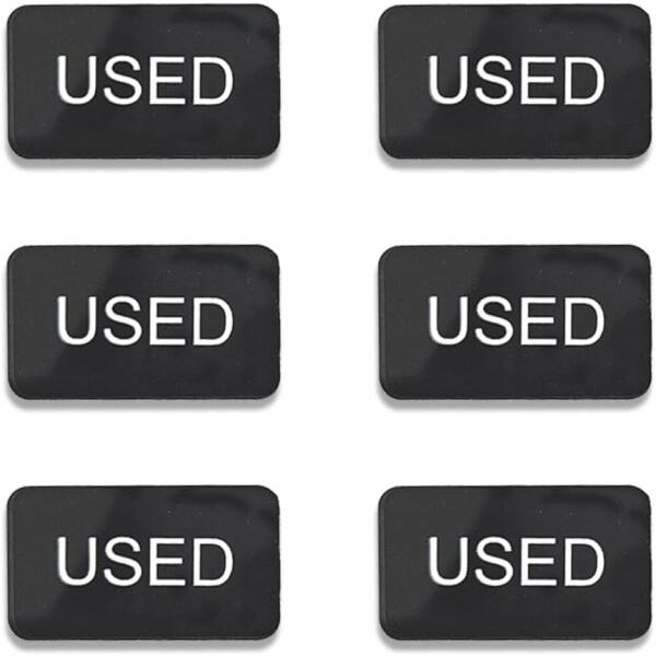 USEDマーカー プレミアム 6枚セット アクリル製カードゲームマーカー商品コード：49078788301型番：6001カードゲーム用:カードの能力使用を示すために設計され、「このターン、この能力使ったっけ…?」という疑問をなくします。プレ...