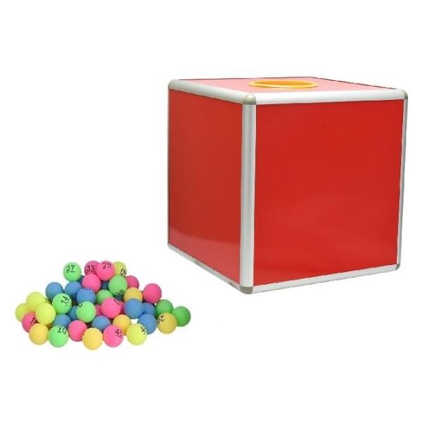 小物銘選 くじ引きボックス 大きい 25cm ビンゴゲームマシーン 抽選ボックス アンケート回収 箱 つかみ取り (25ｃｍ全面不透明 ボールつき)商品コード：49078789314型番：ari02?くじ引きや抽選、ボックスから物を掴み取る...