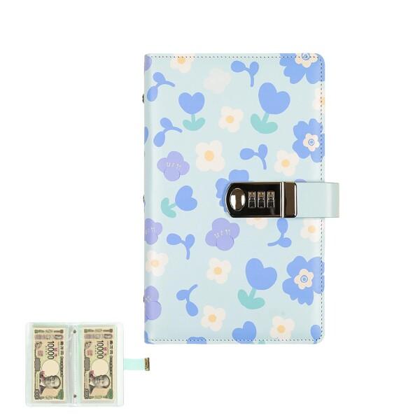 貯金カード付き 貯金箱 お札100枚収納 鍵付き 隠し金庫 貯金ファイル 本型 100万貯金チ (ブルー)商品コード：49078850283型番：J0024サイズ：Largeカラー：ブルー【お金収納チャレンジ】 キャッシュオーガナイザーブッ...