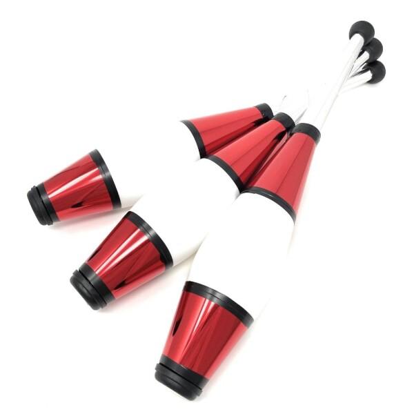 ジャグリングクラブ3本セット JUGGLE 4 FUN (赤)商品コード：49078850380型番：CLASSIC001カラー：レッド JUGGLE 4 FUNのビギナーから上級者向けの大人用ジャグリングクラブです。赤、青、ゴールドの3本...