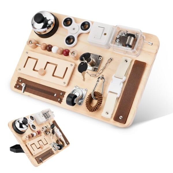 高齢者向け認知症アクティビティ ? アルツハイマー療育 グッズ用品 ? 自閉症大人向け記憶ゲーム ? フィジェットボード 感覚マット ADHDおもちゃ ? ストレス解消・不安解消アイテム ? 脳トレ・指トレーニング・認知症予防グッズ ? 高...