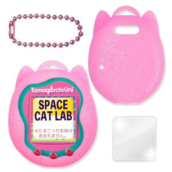 SCLAB たまごっちUNI 用 シリコン パールピック猫カバー/ユニ 保護 保護カバー tamagotchi 液晶 電子ペットゲーム ゲーム機 ネコ シェル ペットゲーム バーチャルペット ケース (ピック)商品コード：490788561...