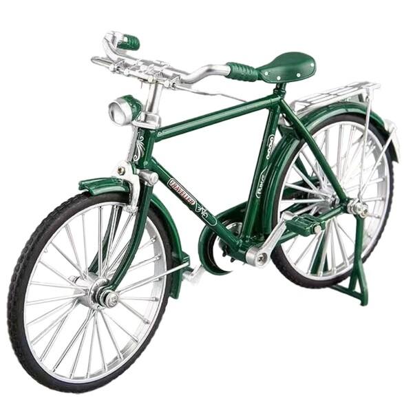 SALUDABLE 自転車 ミニチュア 完成品 模型 バイク フィギュア レトロ 合金 1/10 (グリーン, 単品)商品コード：49078859512型番：A132サイズ：単品カラー：グリーンレトロな魅力とリアルなディテール:このリアルな...
