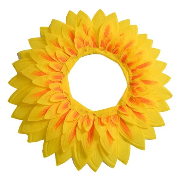 (TENDYCOCO) ひまわり かぶりもの 子供用 ヘッドギア 軽量 快適 ダンス パーティー フェスティバル用 花飾り コスチュームアクセサリー商品コード：49078860535型番：4853CT2K10G3サイズ：42X42CMカラー...