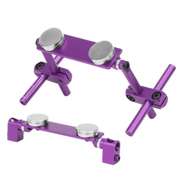 RCカーボディシェルマウントキット 取り付け角度 調整可能 マグネット式 ラジコン ボディマウント ボディマウント CNCアルミ合金製 ラジコンカーボディマウントキット サクラS/XI/CS 416/417 T3/T4/94123 (ヴィロ...