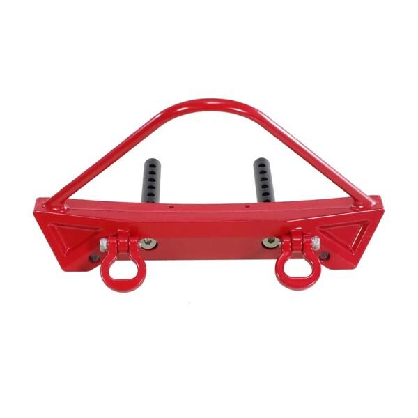 MN1/12 MN128 RCカー用メタルフロントバンパー、フロント衝突防止ベルトウインチ取り付け穴アップグレードパーツアクセサリー(Red)商品コード：49078868504型番：SONHWNGJ1サイズ：One Sizeカラー：レッド重...