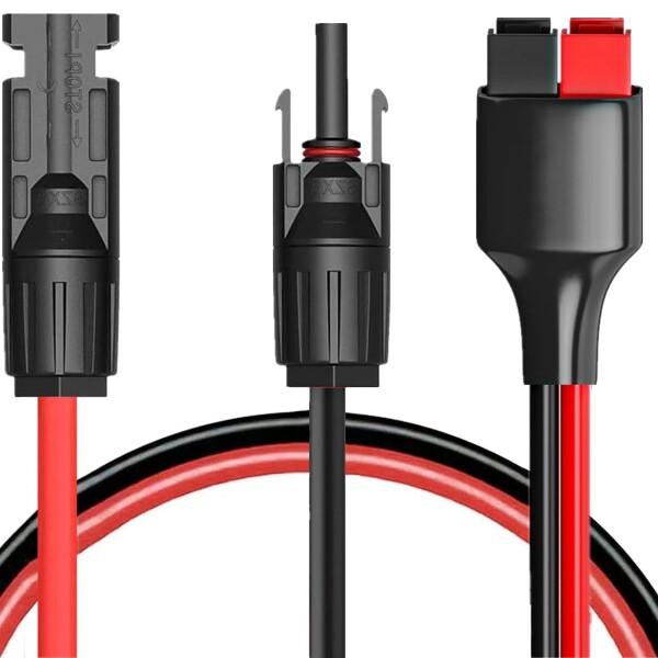 MC4 コネクタ ソーラー充電ケーブル MC4からアンダーソンポート ソーラーパネル 変換アダプター 太陽光パネル用ケーブル 太陽光発電用機器・部材 100cm ポータブル電源用 ソーラーコネクタる商品コード：49078874908型番：?...