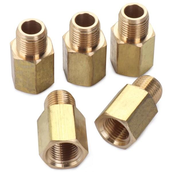 LTWFITTING 六角ブッシング 継手 アダプター 1/8 浴槽スパウトシャワー用 5個入商品コード：49078879266型番：HFBSP1022205サイズ：5個入サイズ:15g/個、おねじサイズ 1: R(PT)1/8　メねじサイ...