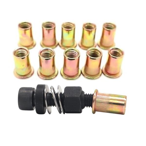 GrowGem ハンドナッター ナッター ブラインドナット ハンドリベッター 各サイズ 10個入 (M3)商品コード：49078897602型番：2024091841サイズ：M3カラー：シルバー製品仕様と構成: ハンドナッター本体1つ、予備...