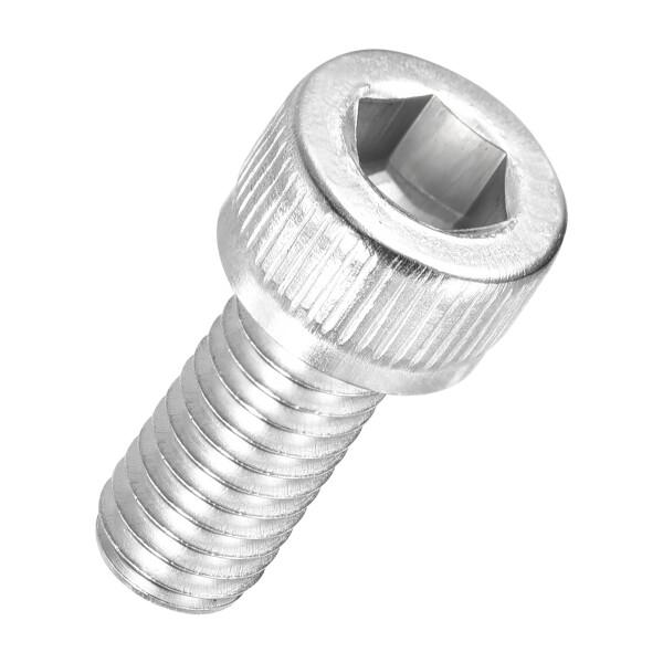 Kozelo 六角穴付きボルト 30本 キャップボルト キャップスクリュー (M6-1 x 14mm) 304ステンレススチール フルスレッドアレンソケットドライブ 電気モーター 3Dプリントファンエンジン交換用 シルバー商品コード：490...