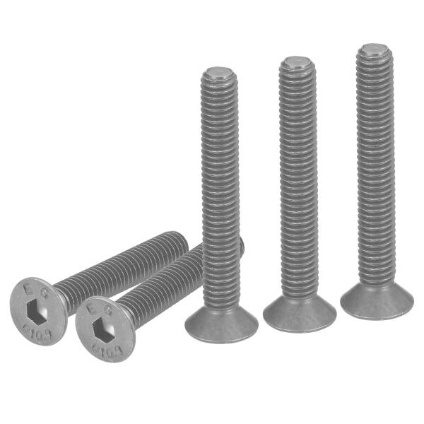 DTGN M6-1x40mm ヘッドソケットキャップボルト 25個パック 六角ソケットフラットヘッドボルト 炭素鋼 黒オキサイド仕上げ フルスレッド カウンターシンクボルト商品コード：49078900340型番：dtf230926tt000...