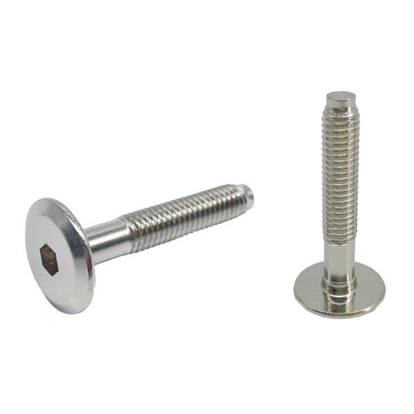 ムラコシ精工 ジョイントコネクターボルトJCB-B M6x35ニッケルメッキ6角穴 50本入り X90100071商品コード：49078901703型番：X90100071サイズ：M6x35mmカラー：シルバーボルト長さ:L35ネジ部長さ:...