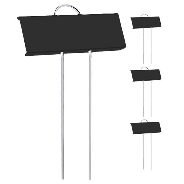 iplusmile 4個セット 金属製植物ラベル ガーデニングタグ 園芸ネームプレート 15.75インチ 耐久性 鉢植え用 再利用可能 園芸識別札商品コード：49078922682使いやすい尖ったデザイン:鋭い先端が土に軽い力で差し込めるた...