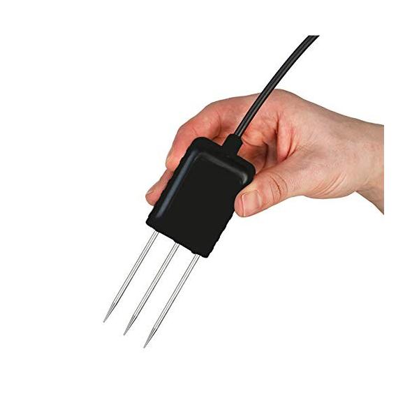 UbiBot RS485 Soil Temperature and Moisture Sensor, Stainless Soil Probe for Greenhouse,Garden,Lawn,Farm,Soil Temperature...