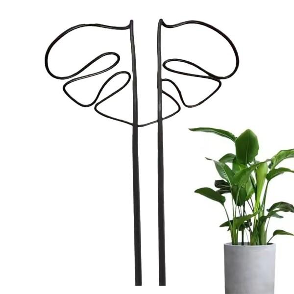 GLOWZEN モンステラ 支柱 園芸支柱 観葉植物 植物サポート 花支架 ガーデニング モンステラフラワースタンド 農業用 園芸用 成長段階 植物倒れ防止 手で調整可能 1個入り(黒)商品コード：49078931608型番：GLOWZEN...