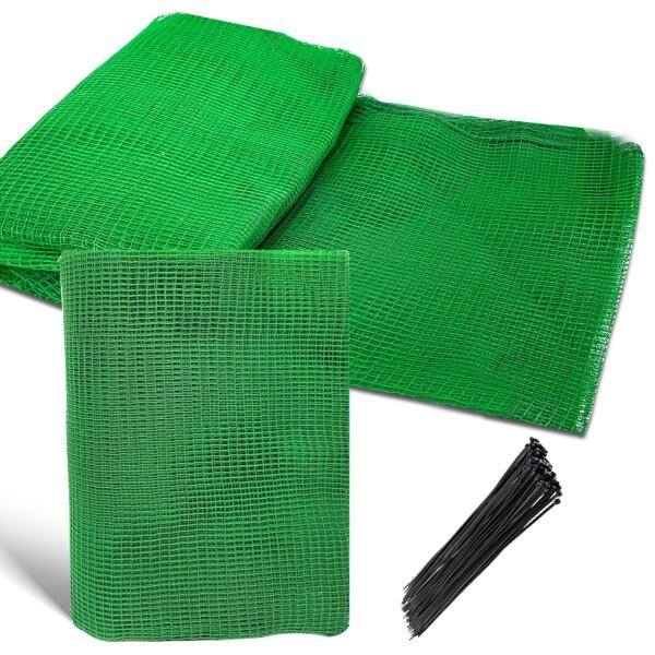 1.2m×9m ネット 網 結束バンド付き 防鳥ネット ベランダ用 防獣フェンス 屋外用 害獣対策 園芸用フェンス 虫除け 細かい目合い10x5mm 多目的 落下防止 防雪 ガーデンフェンス アニマルフェンス商品コード：4907893225...