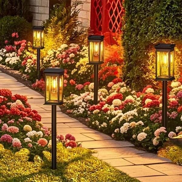 明るいソーラーパスウェイライト 屋外ガーデンライト防水 自動点灯/消灯 埋め込み 庭の風景 歩道 芝生 車道 玄関 花壇テラスパティオソーラーLED 照明用、1個 ウォームホワイ商品コード：49078938776型番：1サイズ：1個セットカ...