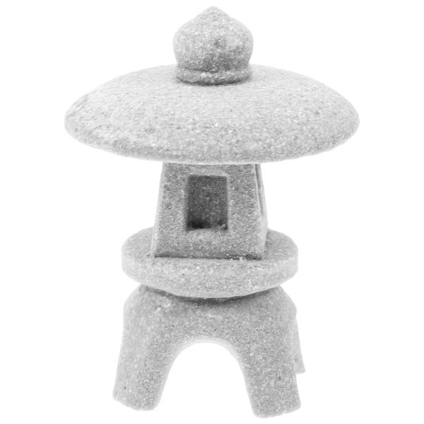 FOMIYES 模擬石灯籠 カンフーティーペット 日本庭園の装飾 禅庭の置物 塔の彫刻 日本の塔灯籠 ミニチュアパゴダランタン ミニ塔像 アジアの庭の装飾 ミニチュア塔灯籠 ミニ石塔 ミニチュア塔商品コード：49078970248カラー：グ...