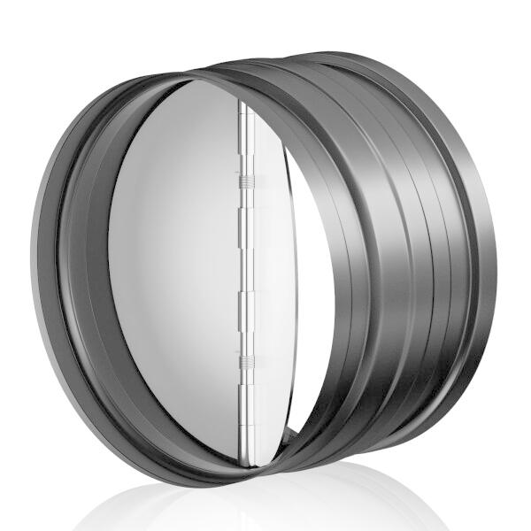 Hon&amp;Guan 逆風防止ダンパー ダクト接続型  チャッキダンパー 逆流防止 軽い羽根付き 換気システム用 強制排気用換気口 ニオイ/くさい/煙の逆流防止 (ブラック,[ファイ]150mm)商品コード：49078993759型番：...