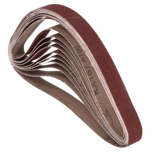 Kozelo 12本 ベルトサンダー 替えベルト 100mm x 915mm 120粒度 酸化アルミニウム サンディングベルト 交換用 木材 金属研磨 木工DIY 鉄工用商品コード：49079006029型番：Mサイズ：30mm x 533...