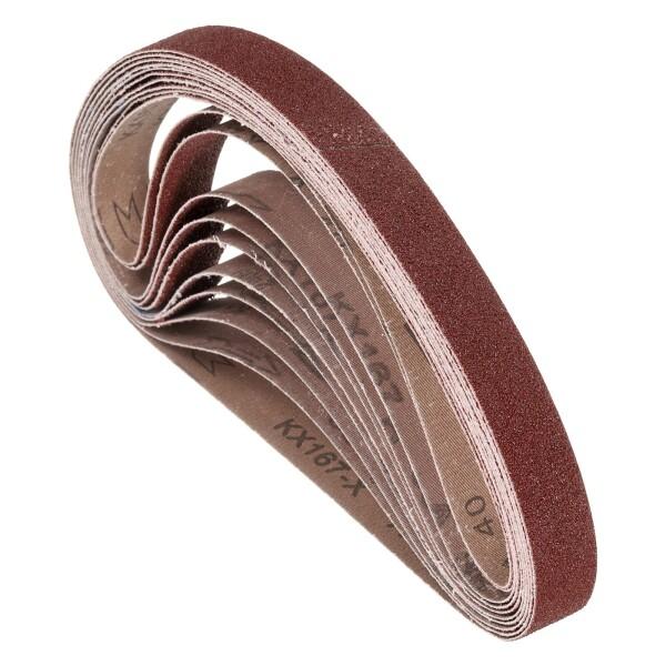 Kozelo 12個 サンディングベルト1 x 30" 40番研磨紙アルミニウム酸化物ベルトサンダーメタル研削木工溶接錆除去商品コード：49079006069型番：Mサイズ：小カラー：茶色1- パッケージ内容: 1 x 30" (25mm ...