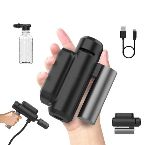 充電式 高圧洗浄機 コードレス 5種類の水噴射モード ポータブル高圧洗浄機 ミニ ハンディ 0.9kg超軽量 ハンディウォッシャー 洗車機 水道接続不要 小型 洗車 家庭用 2年品質保証商品コード：49079068581型番：ELF10カラ...