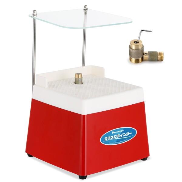 Mxmoonant ステンドグラスグラインダー ステンドグラスルーター 5/8〃＆1〃ダイヤモンド研磨ドリルビット・バッフル付き 4200rpm セラミック・グラス研磨/形状調整/加工 DIY 工具セット 卓上 日本語説明書付き商品コード：...