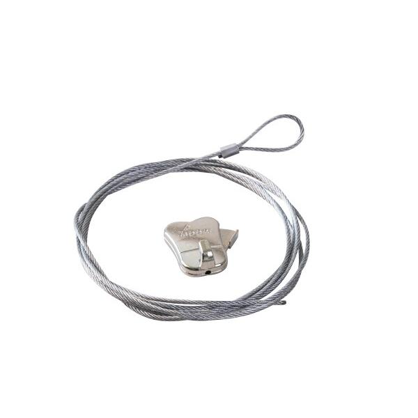 ピクチャー レール ハンガー STAS zipper + ループ付き鉄製ワイヤ 200 cm (AMSL10120)商品コード：49079212867型番：AMSL10120STAS zipperフックを目的の高さまでスライドさせて、写真や...