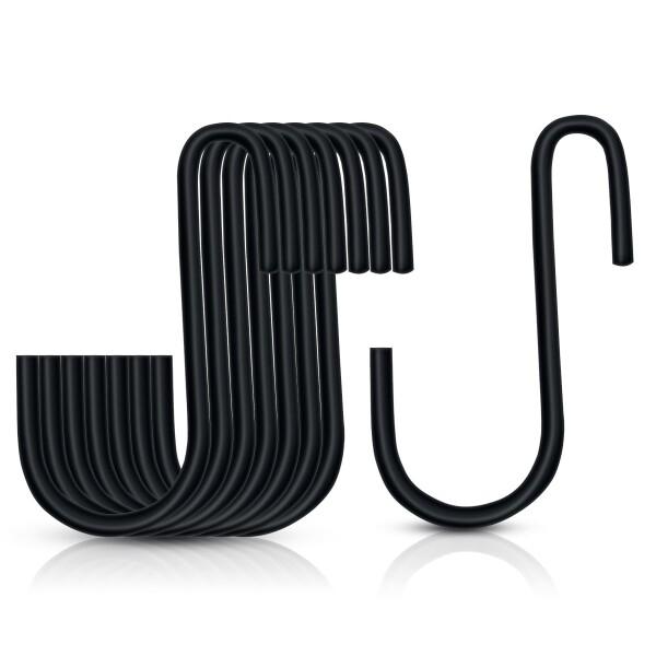 S字フック 20本セット 汎用フック 6.5CM 脱落防止 小物掛け sじフック 吊り下げ収納 耐荷重10kg 錆びない キッチン クローゼット 洗面所 玄関 お風呂用 ブラック商品コード：49079228750型番：MY-WJ-SGG-0...