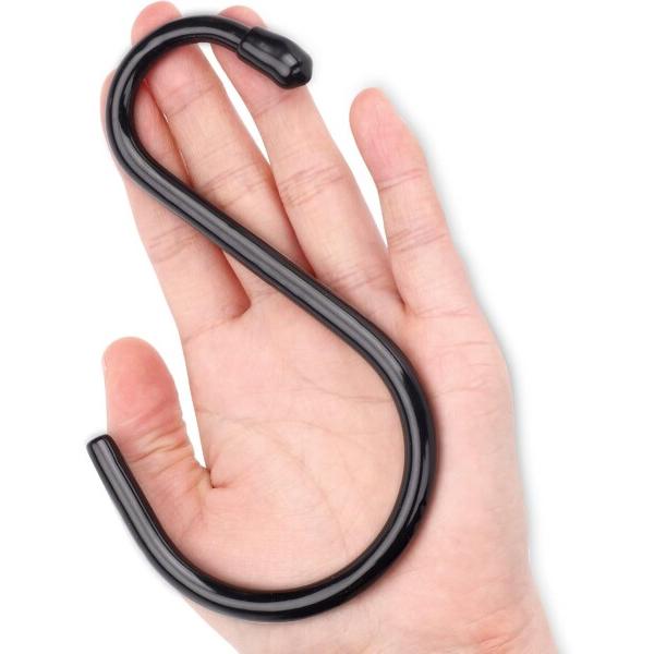 【発売日：2025年05月28日】Antimbee S字フック 大 12個パック5.5インチ 大型Sフック 頑丈なSフック 植物を吊るす用 ブラックメタルフック キッチン、ガレージ、作業場、浴室、庭用商品コード：49079228751型番：...