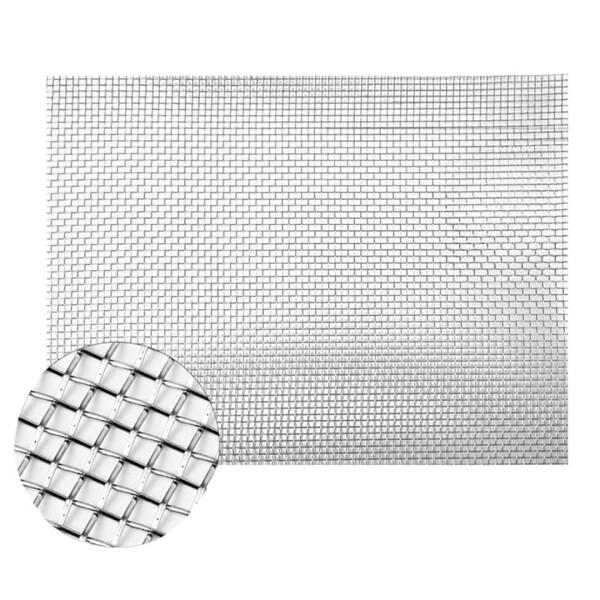 Solvanta ステンレスメッシュ 金網 平織金網 DIY 換気 防虫 防鼠 耐熱 家庭用 建築用 産業用 ネット 濾過網 網戸メッシュ 耐食 高耐久 30*100cm 20メッシュ 線径0.4mm 網1mm商品コード：490792293...