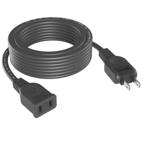 延長コード 1個口 5m ブラック ホワイト 15A 1500W 耐トラッキング 二重被覆 絶縁キャップ ACアダプター すっきり接続 コンセント 長さを選択でき ソフト ちょっとコード 電源コード 延長ケーブル 連結可 電源ケーブル 電源...