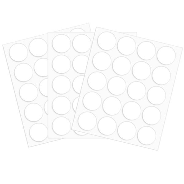 LKCCTK 滑り止め透明両面シール 丸型 30mm 60枚セット 強粘着 テーブルマット デスクマット 固定用 無痕 テーブルクロス留め 風船固定 写真立て フック接着 多機能商品コード：49079539832型番：TZ111サイズ：30...