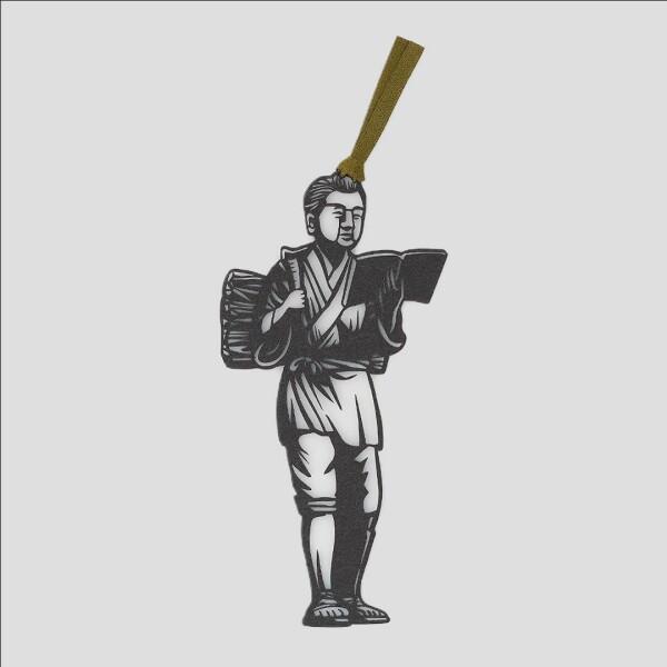 KAIUN-DO 切り絵しおり 『二宮金次郎』をモチーフにした栞 しおり ブックマーク BOOKMARK 面白い プレゼント 日本の伝統文化 外国人が喜ぶ日本のお土産 二宮金次郎商品コード：49079541665型番：KSI-017カラー：...