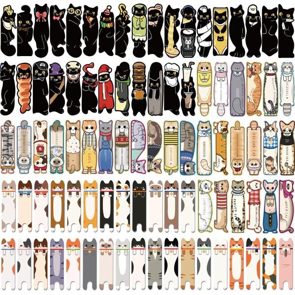 90枚セット しおり ブックマーク、BetterJonny おしゃれ しおり ブックマーカー メッセージカード ギフトタグ 可愛い ネコ匹商品コード：49079541689型番：しおり-ブックマークサイズ：90Pcsカラー：ネコ匹【パッケー...