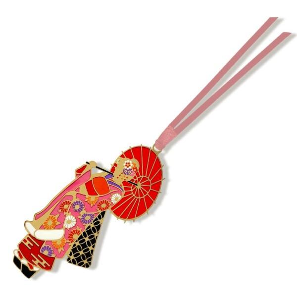 ステンドグラス風しおり 栞 ブックマーク 読書 本 きれい BOOK MARK (芸者)商品コード：49079541753型番：LAM-1874カラー：芸者・金属フレームに手作業でエポキシ樹脂を注ぎ込み成形した、ステンドグラス風ブックマーク...