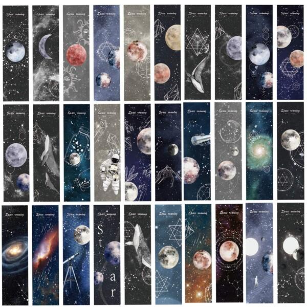 Shengo しおり ブックマーク ブックマーカー メッセージカード 30枚セット (宇宙旅行)商品コード：49079542168型番：001508カラー：宇宙旅行