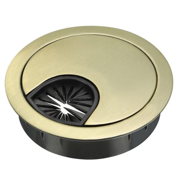 YOKIVE 机ケーブル穴カバー ジンク合金製コード 事務室用 日常用 直径50mm ブロンズカラー商品コード：49079547056型番：yof220412kk0127jp√多機能-机ワイヤは事務室、家、日常生活に汎用です。教室、事務室な...