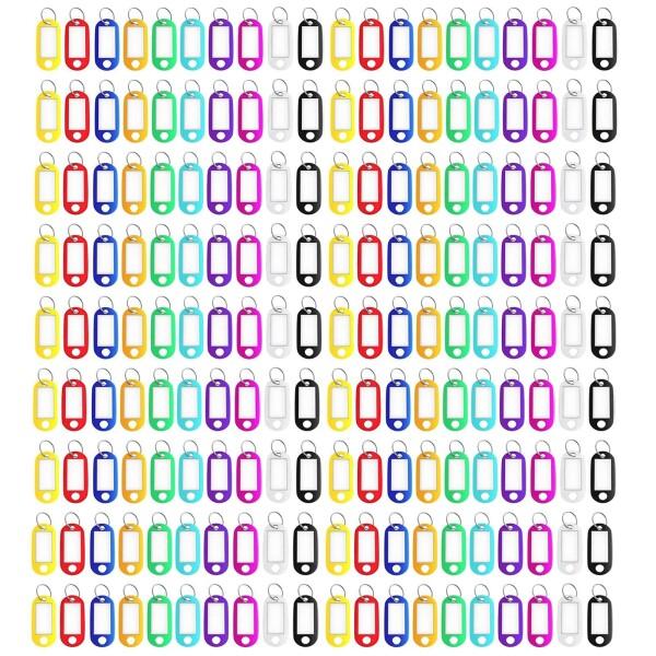 プラスチックキータグ タグ キーホルダー 名札 ネーム分類 100個 なんプラスチック タグ キーホルダー 名札 (10色)商品コード：49079548101型番：なしサイズ：5 x 2.2センチメートルカラー：RMサイズと材質:5 x 2...