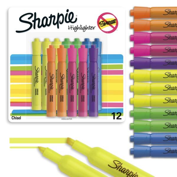 Sharpie Accent Tank-Style Highlighter, 12-Pack, Assorted Colors (25145) by Sharpie商品コード：49079553267型番：25145カラー：Blue,Pink