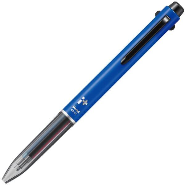 【発売日：2019年10月17日】ぺんてる 3色ボールペン iプラス ブラックエディション BGH3MBR2 ブルー商品コード：49079554190型番：BGH3MBR2カラー：ブルー【特長】シンプルでスポーティなボディの多色ボールペン【...
