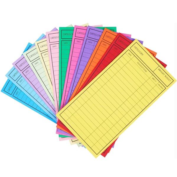 現金封筒 予算封筒 12色 12枚セット 予算システム パンチ穴付き 6穴 おしゃれ 家計管理 お金管理 予算シート 予算管理 家庭用 仕事用 業務用 節約 貯金商品コード：49079555785型番：YAO-212【パッケージ内容】 予算...