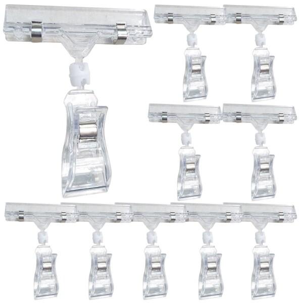 I'm so happy popクリップ スタンド 値札立て ポップ クリップ 強力 クリップホルダー (クリア10個)商品コード：49079564649型番：ish-00040カラー：透明【小さなクリップ、大きな印象を】このポップクリップ...